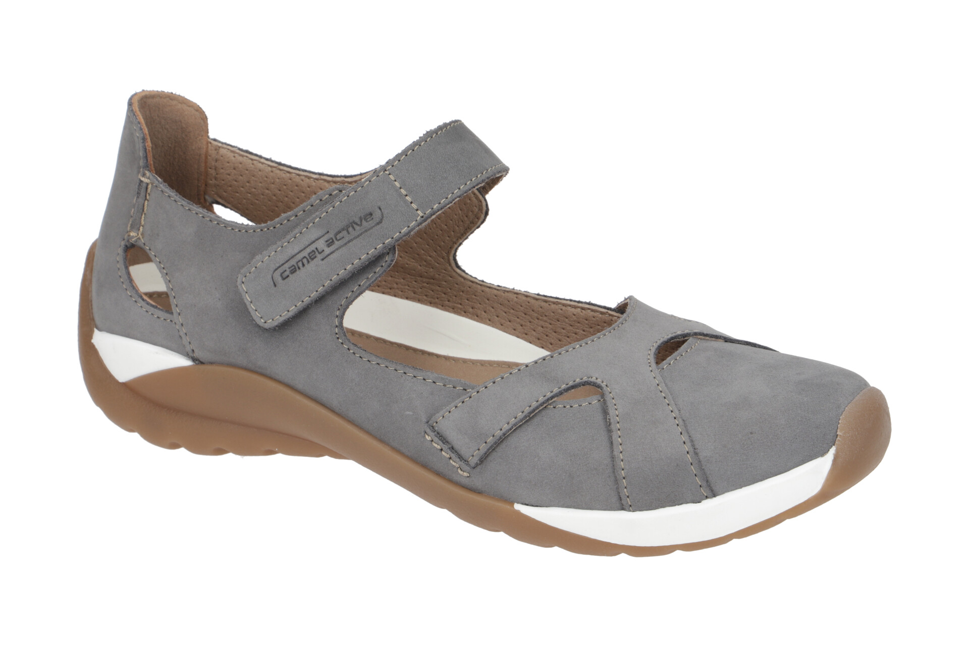 camel active Moonlight 71 Schuhe grau Nubuck | Schuhhaus Strauch
