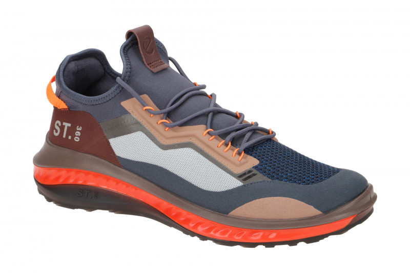 Ecco ST360 Schuhe Herren Sneaker blau ombre 821404 | Schuhhaus Strauch