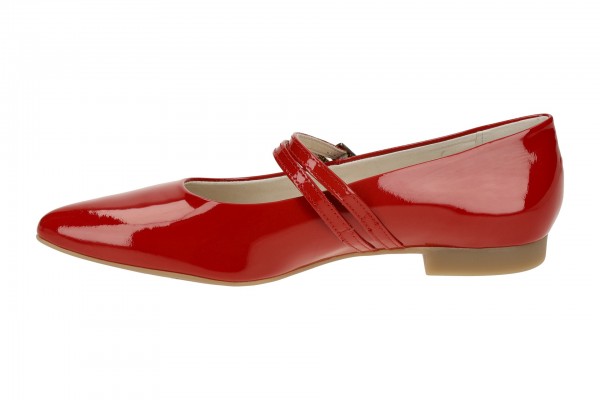 Paul Green Mary Jane Ballerina rot 1022 | Schuhhaus Strauch