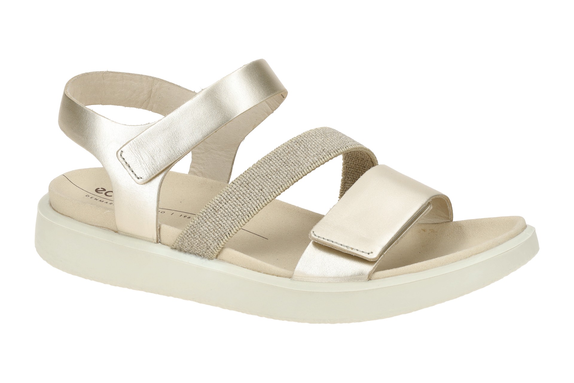 Ecco Flowt Sandalen grau metallic 273713 | Schuhhaus Strauch