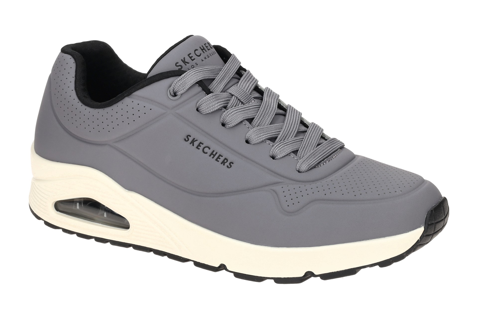 Skechers Uno Schuhe grau charcoal Herren Sneakers 52458 | Schuhhaus Strauch