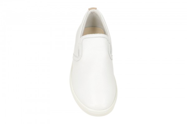 Ecco Soft 7 Slipper Schuhe weiß Damen 470493 | Schuhhaus Strauch