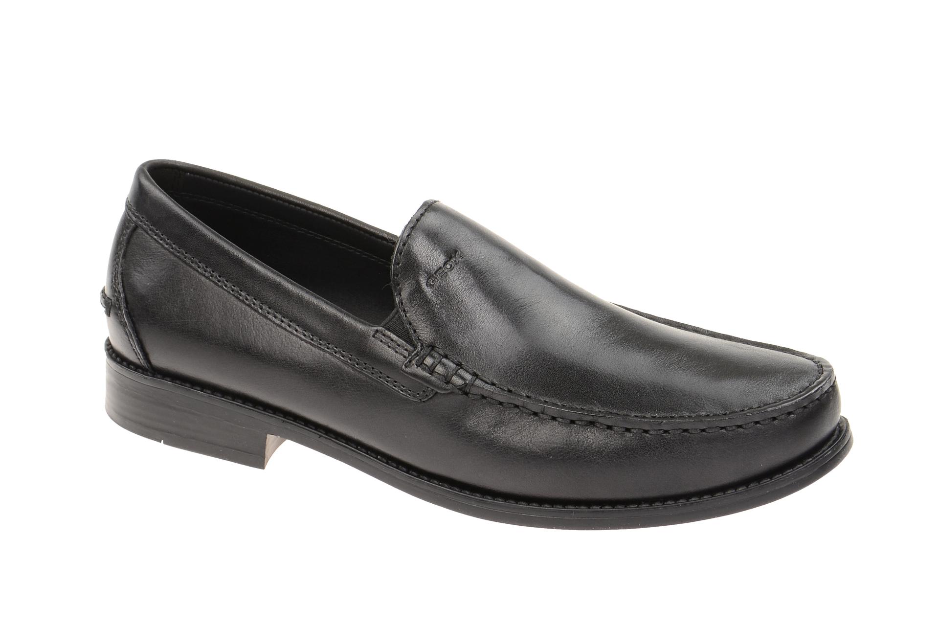 Geox Damon Slippers schwarz Mokassin | Schuhhaus Strauch