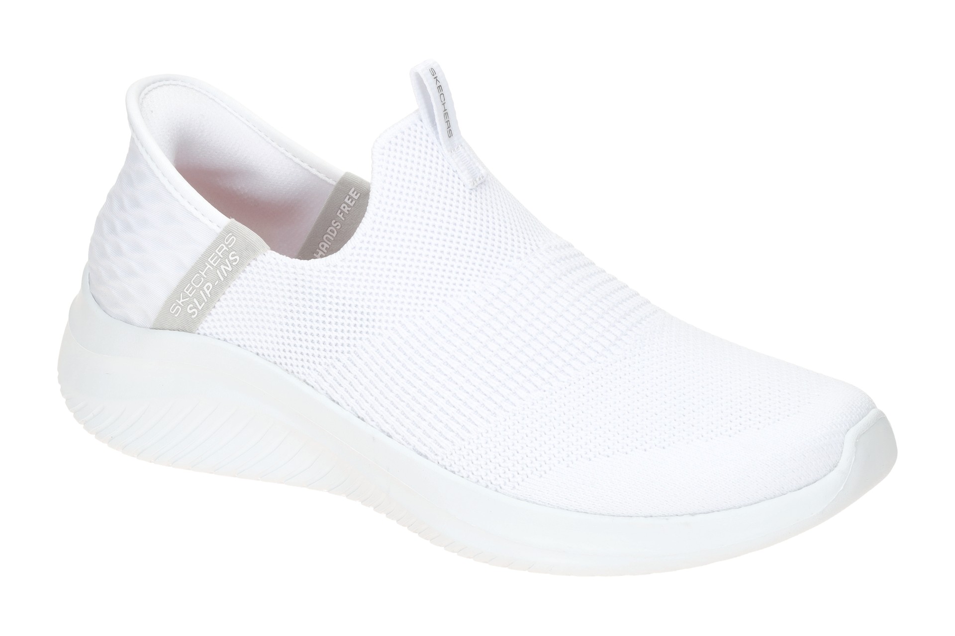 Skechers Ultra Flex Slipper Schuhe weiß Hands Free 149708 | Schuhhaus ...