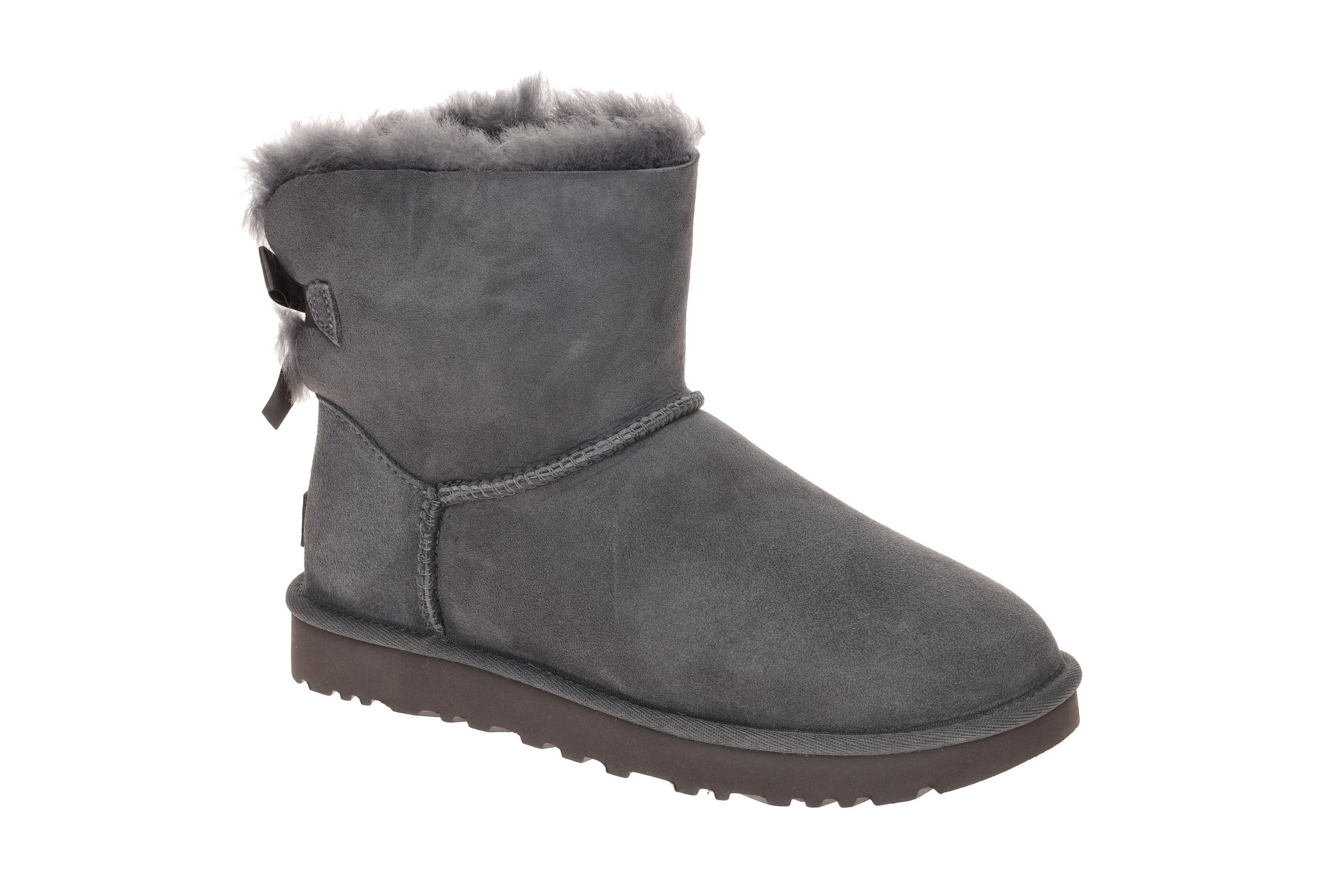 UGG Mini Bailey Bow 2 Stiefel grau obsidian 1016501 | Schuhhaus Strauch
