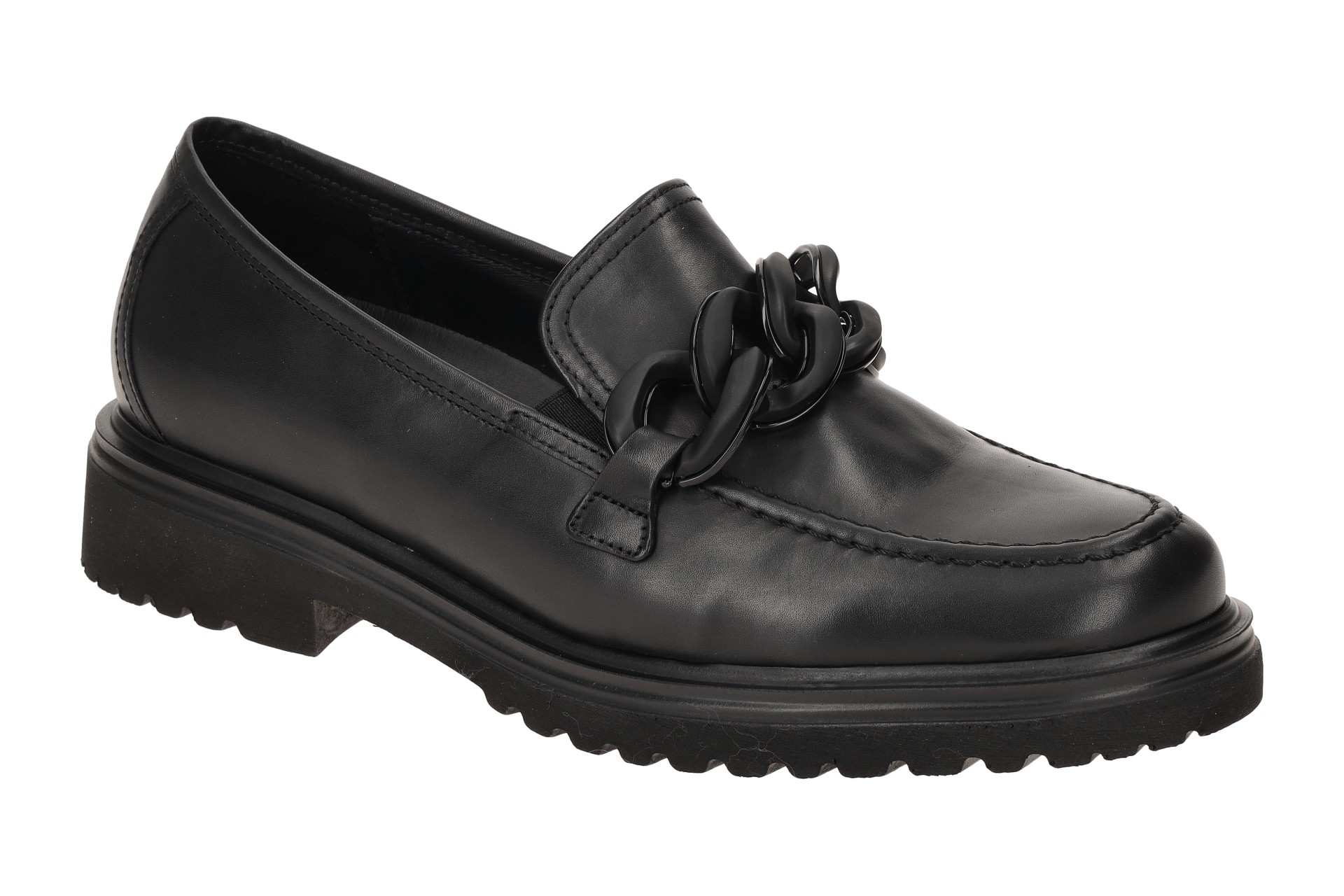 Gabor Schuhe Slipper schwarz matt H-Weite 72.554.67 | Schuhhaus Strauch