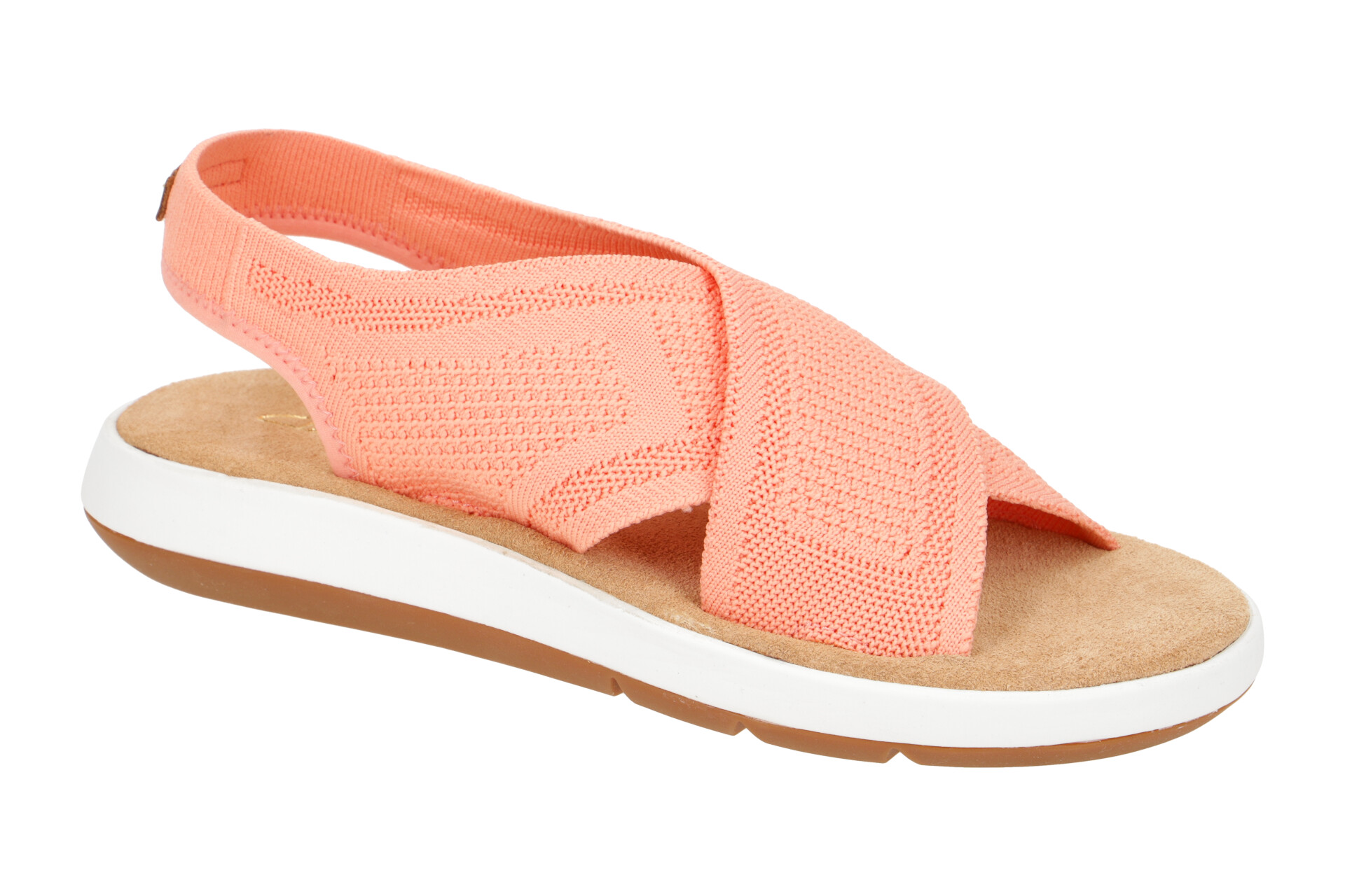 Clarks Jemsa Dash Sandale rosa coral | Schuhhaus Strauch