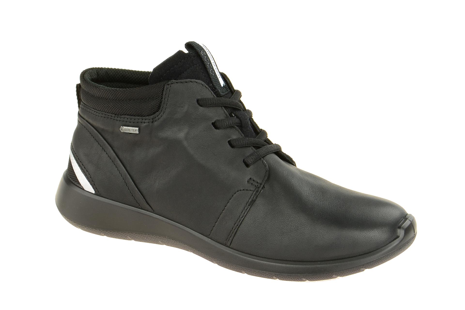 ecco Soft 5 Stiefelette schwarz Gore-Tex | Schuhhaus Strauch