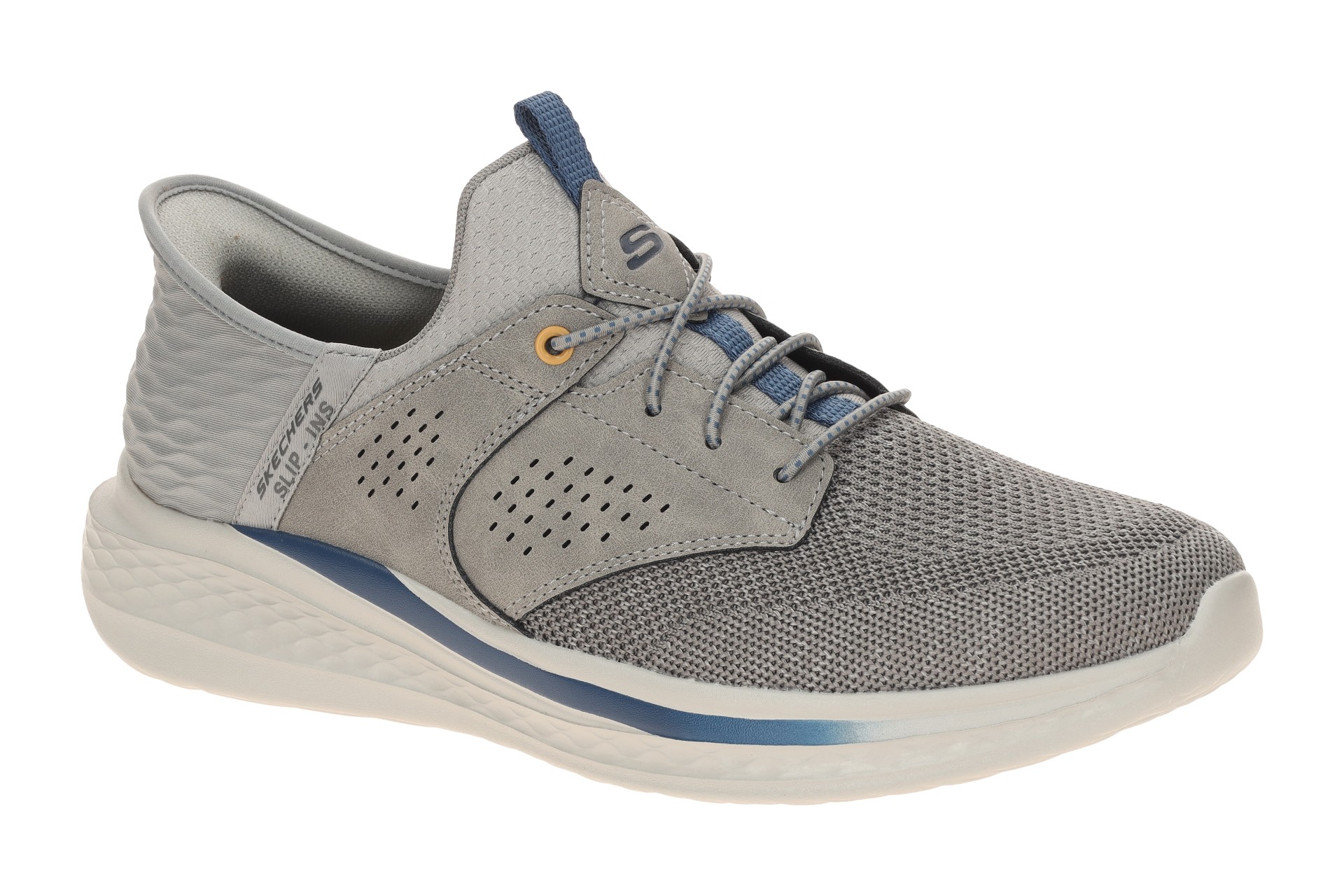 Skechers Slade Slipper Schuhe grau Slip-Ins 210889 | Schuhhaus Strauch