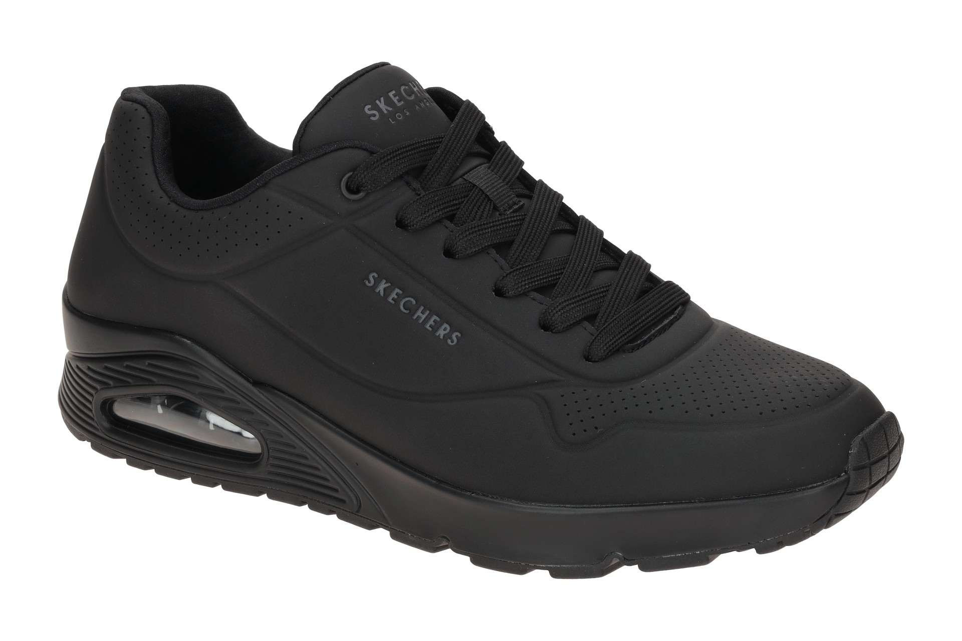 Skechers Uno Schuhe schwarz uni Herren Sneakers 52458 | Schuhhaus Strauch