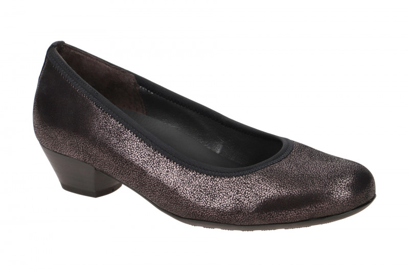 Gabor Pumps dunkelgrau metallic H-Weite 36.130.80 | Schuhhaus Strauch