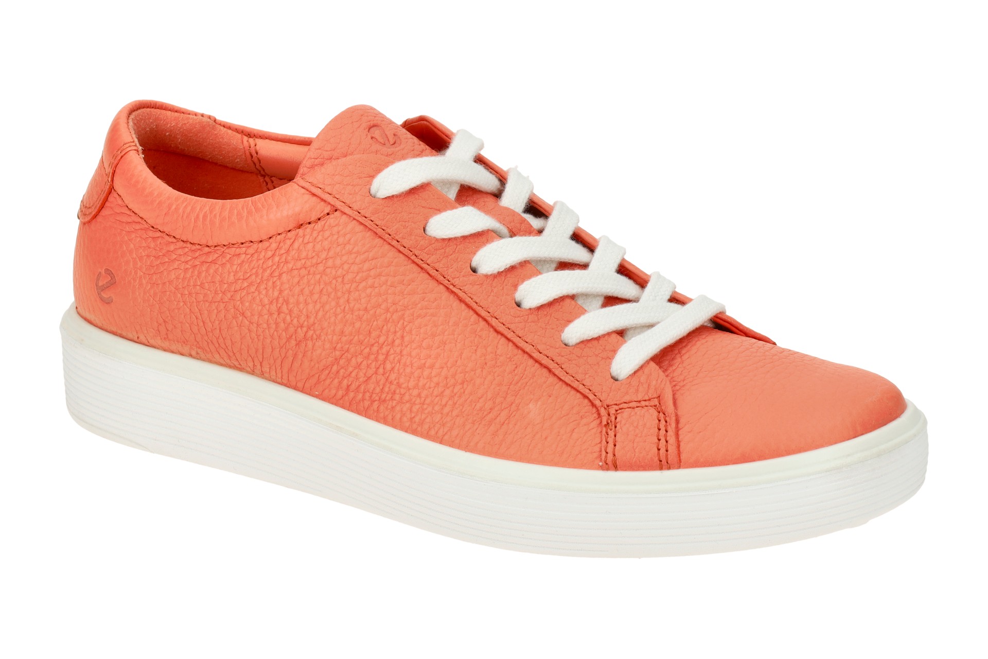 Ecco Soft 60 Schuhe Sneakers rot coral Damen 219203 | Schuhhaus Strauch