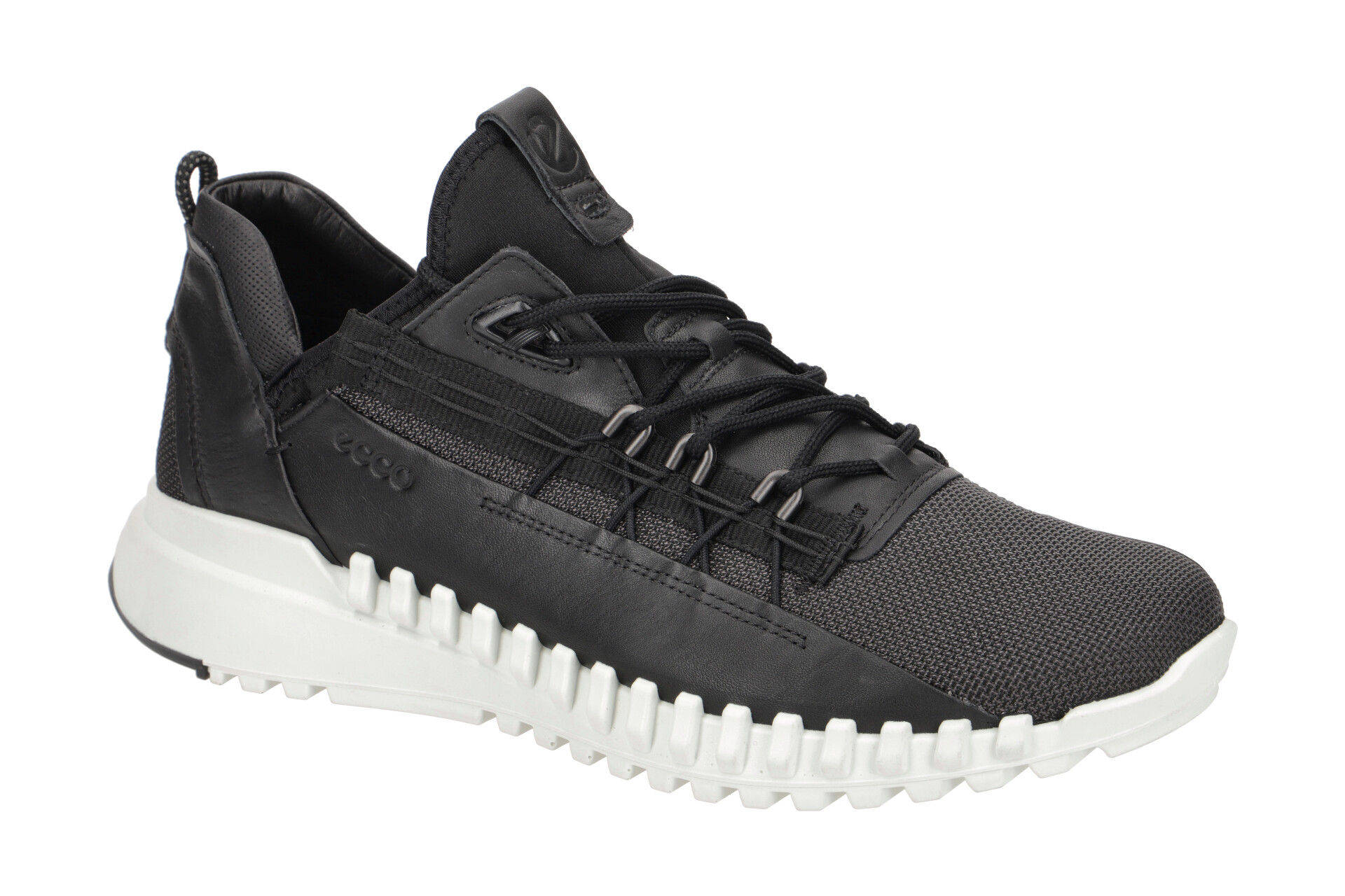 Ecco Zipflex Schuhe schwarz Herren Sneakers 803734 | Schuhhaus Strauch