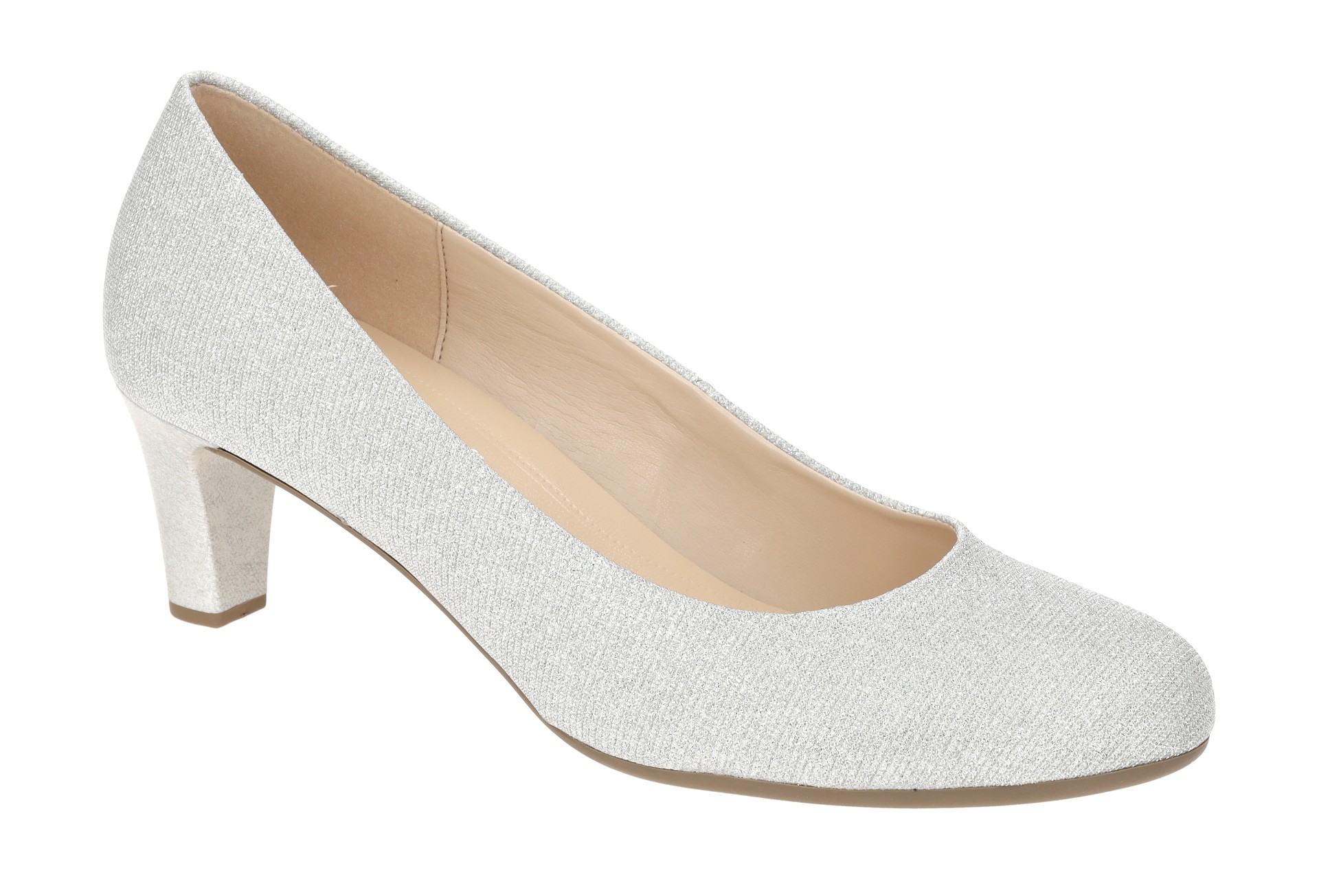 Gabor Pumps silber effekt metallic 01.400.60 | Schuhhaus Strauch