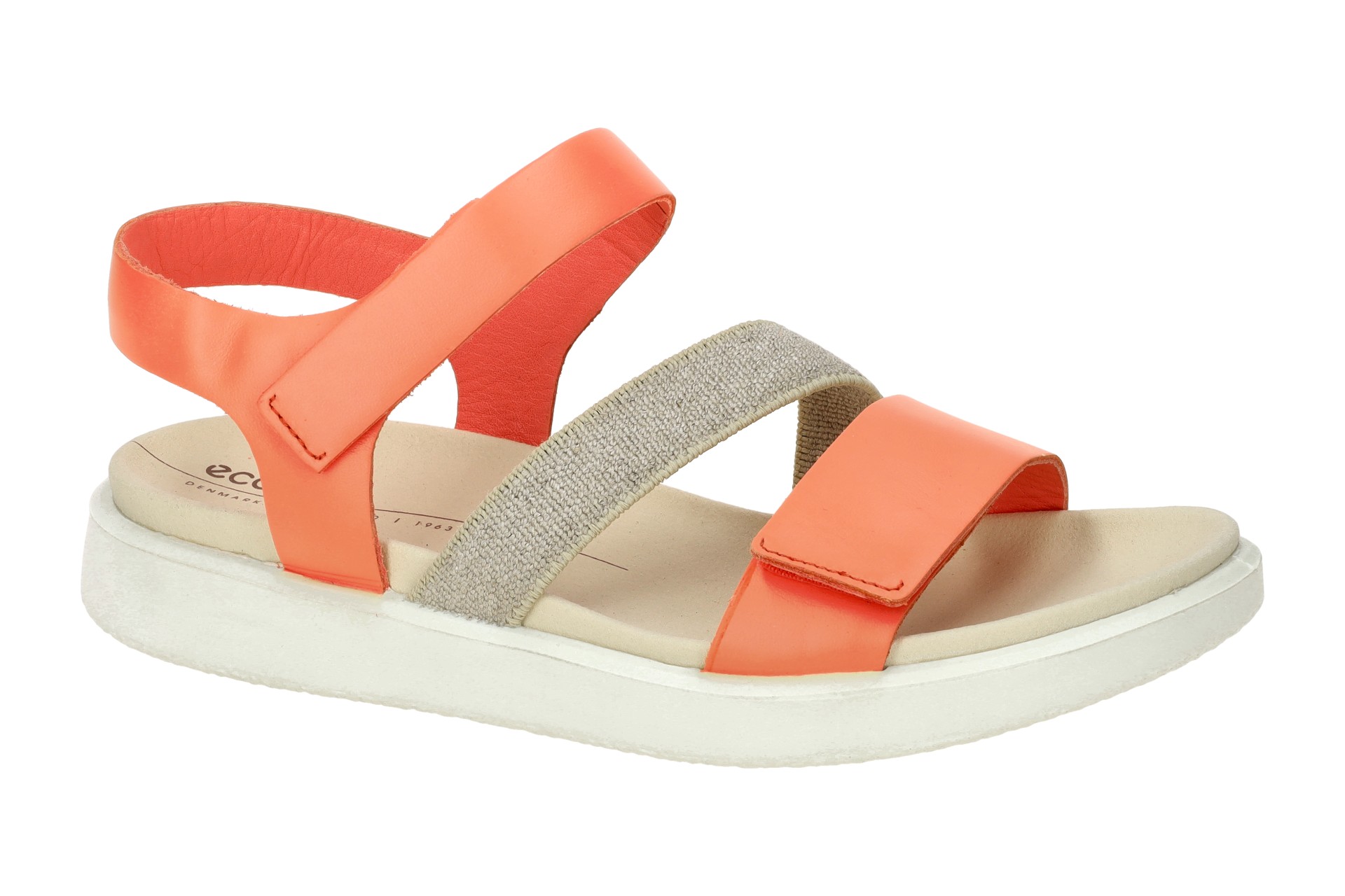Ecco Flowt Sandalen orange coral 273713 | Schuhhaus Strauch