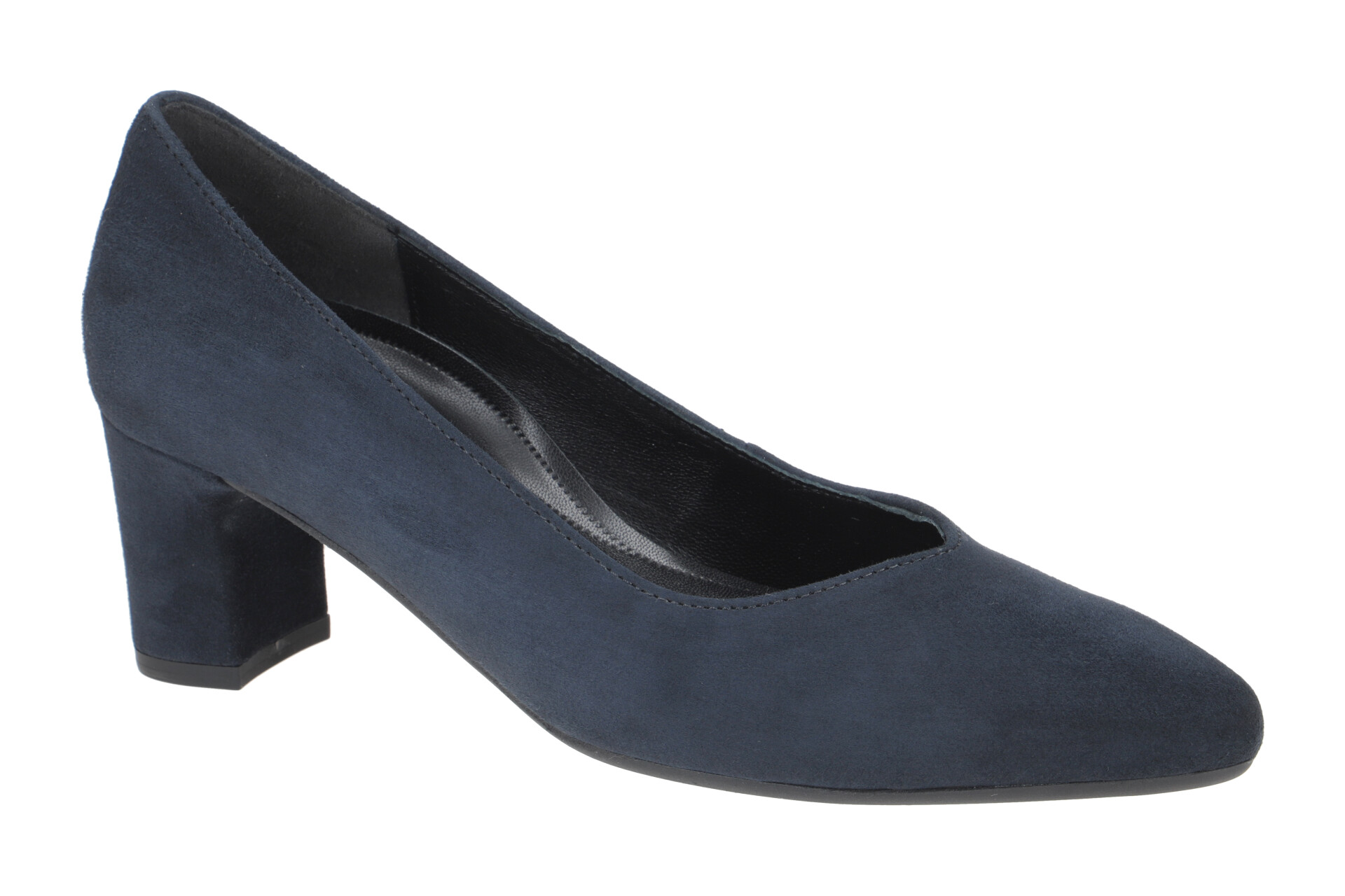 Gabor comfort Pumps blau Velour 42.152.46 | Schuhhaus Strauch